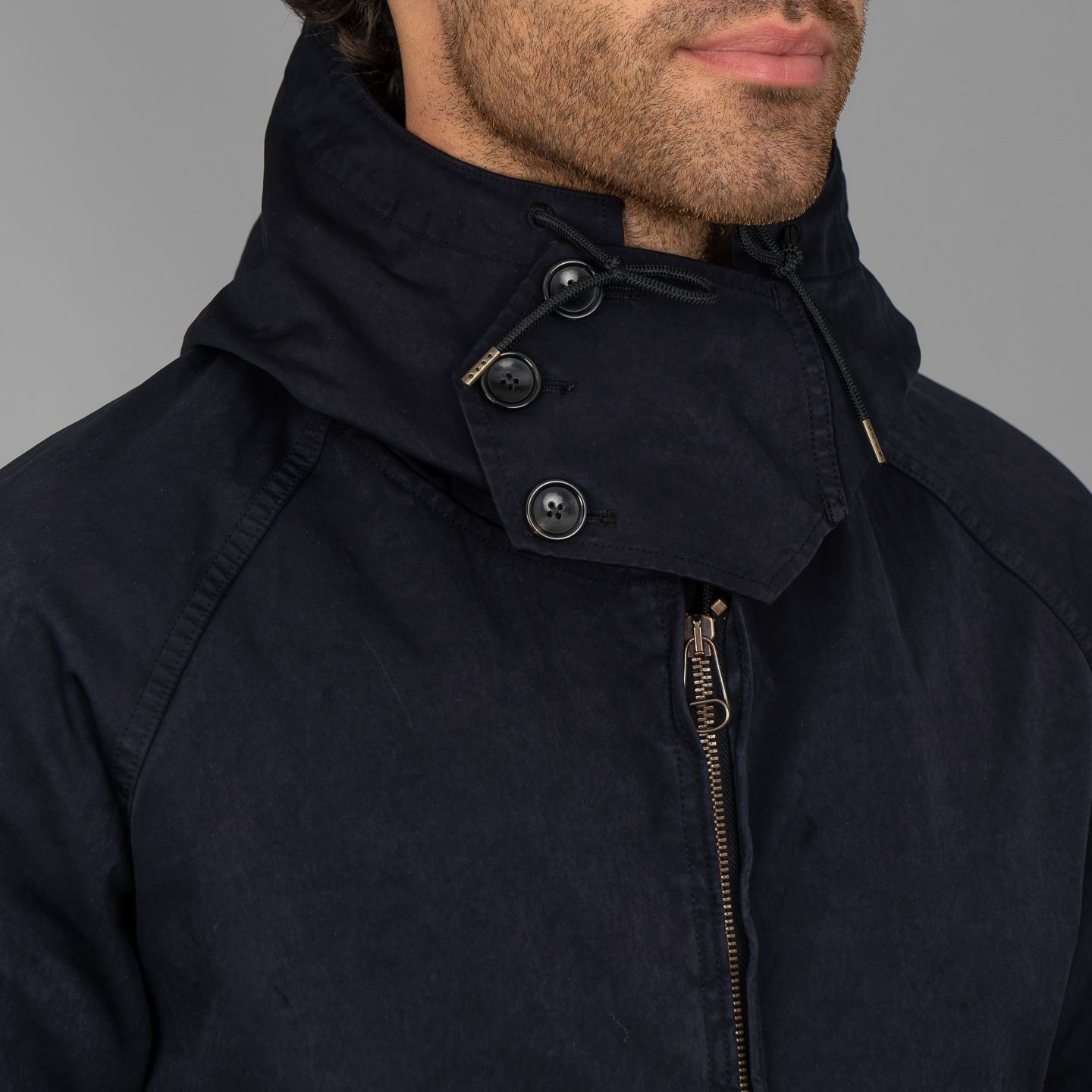Garment Dyed Anorak Navy - Ten c | Rivet & hide Garment Dyed Anorak Navy - Ten c | Rivet & hide