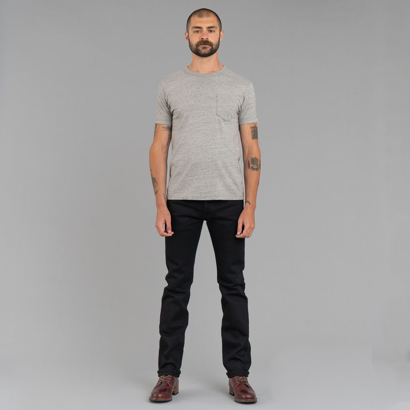 IH-666S-SBG Superblack Slim Straight Jeans - Iron Heart | R&H IH-666S-SBG Superblack Slim Straight Jeans - Iron Heart | R&H