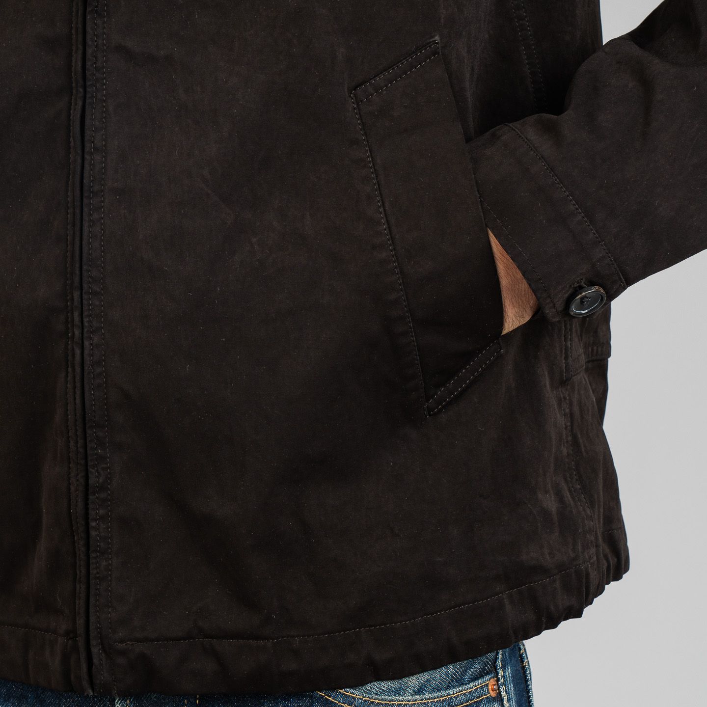 Ten c Garment Dyed Anorak - Chocolate Ten c Garment Dyed Anorak - Chocolate