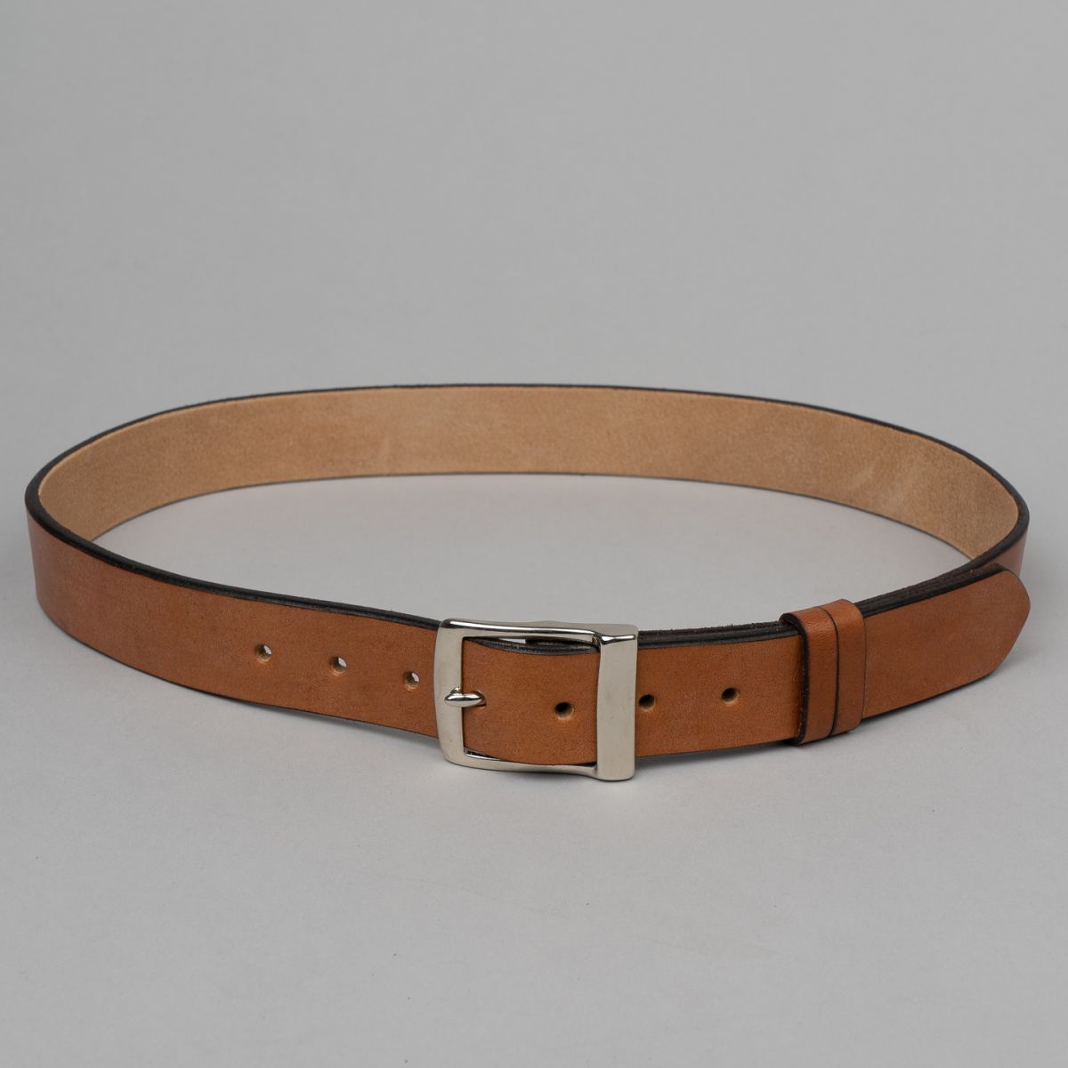 Bridle Leather Belt Oak Bark Brown - Tanner Bates | Rivet & Hide Bridle Leather Belt Oak Bark Brown - Tanner Bates | Rivet & Hide